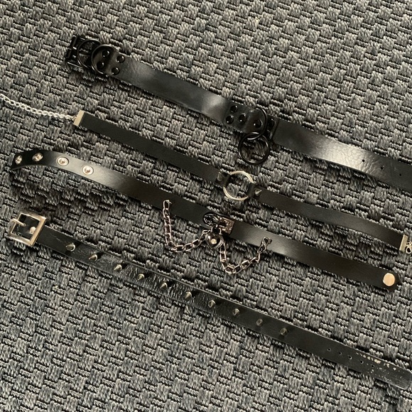 Dolls Kill | Jewelry | 4 Dolls Kill Collarschokers | Poshmark